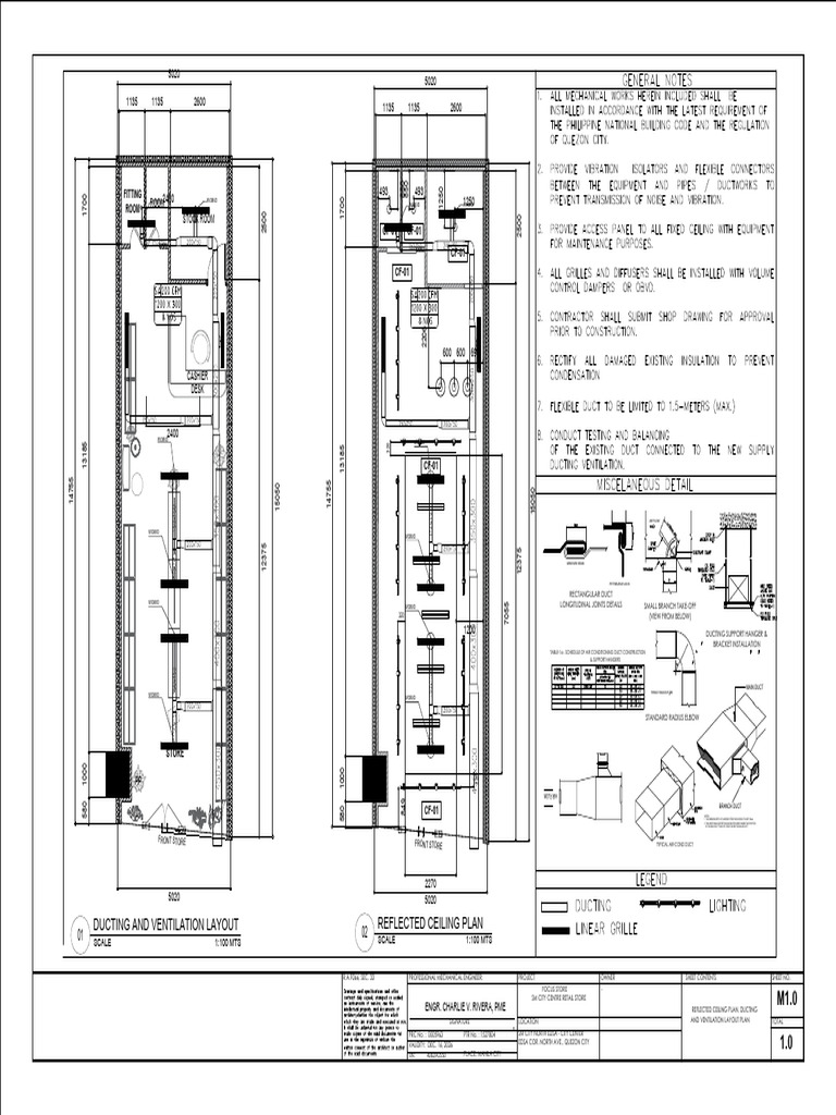 Focus.s Hvac Layout-A-C Layout | PDF | Duct (Flow) | Building Materials