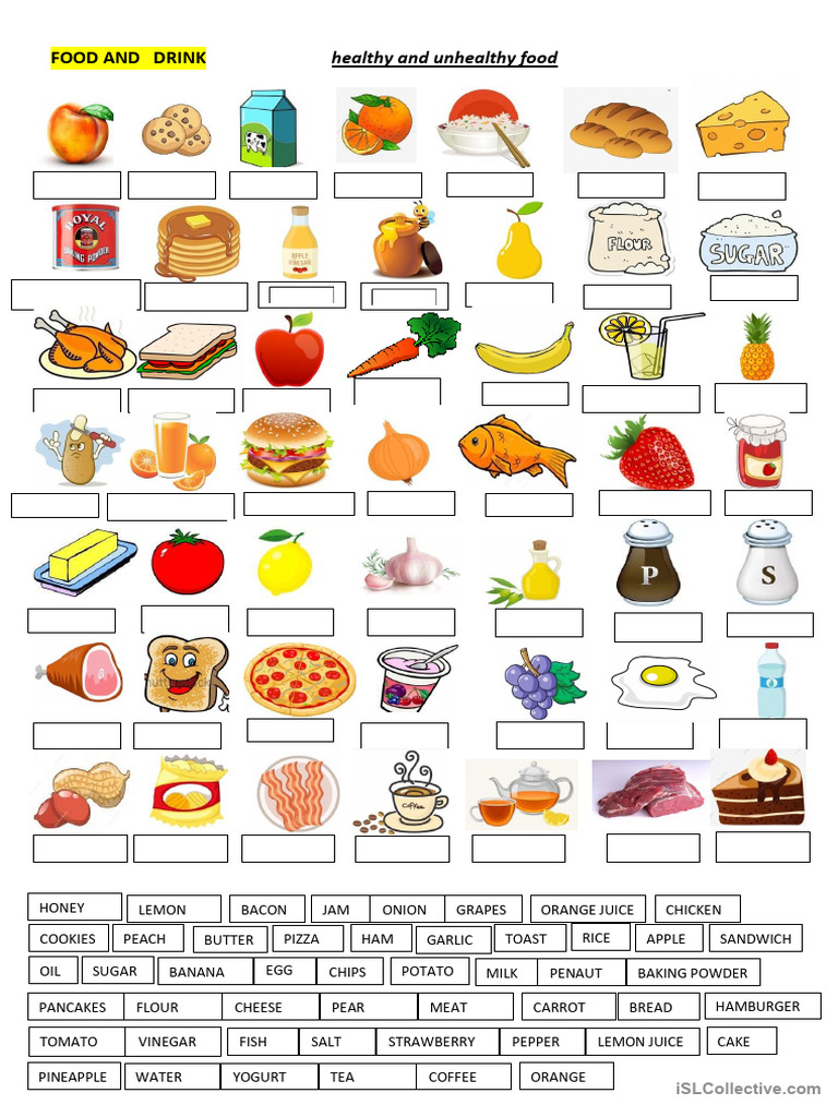 Healthy vs Unhealthy Foods List | PDF | Cooking, Food & Wine