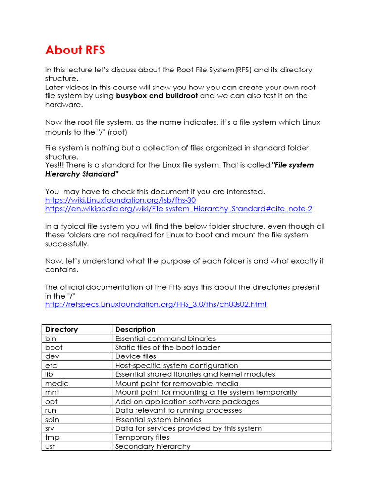 008about RFS | PDF | Computer File | File System