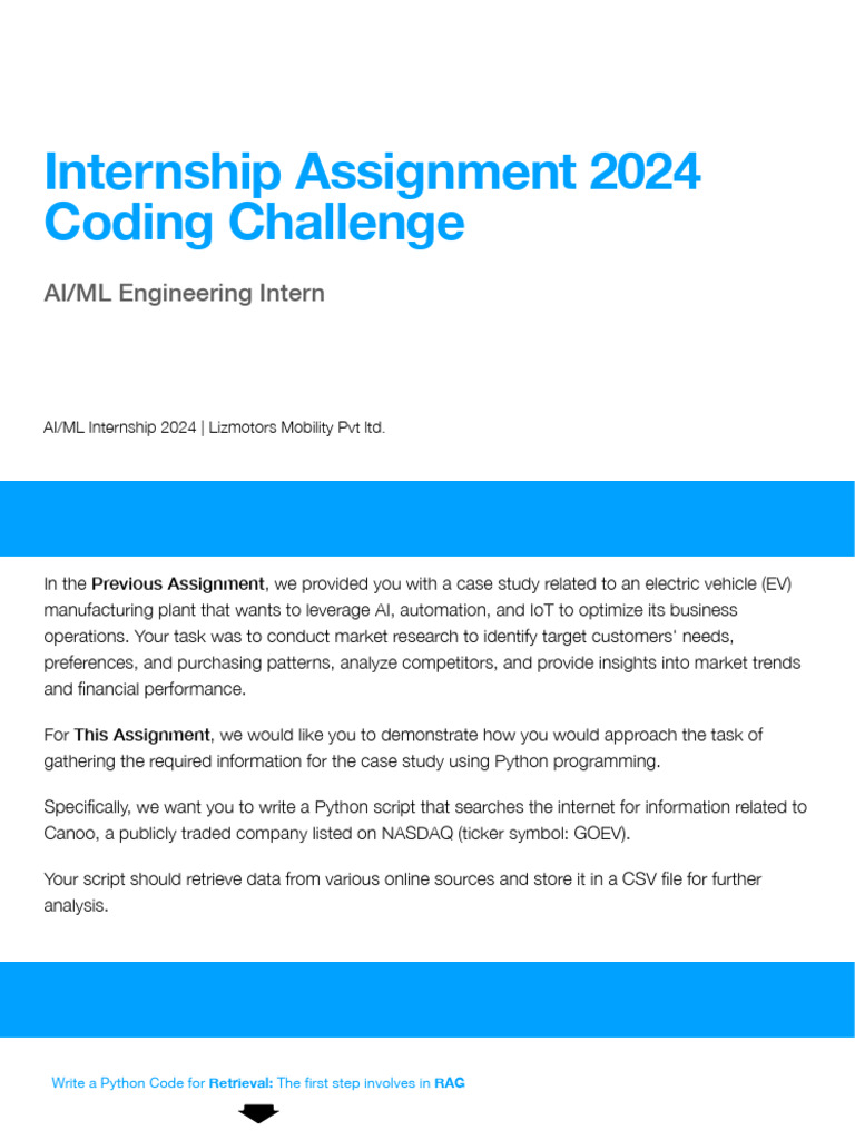 Internship Assignment Coding2024 | PDF | Information Retrieval | Databases