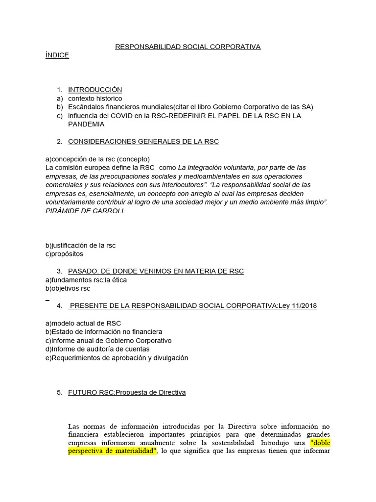 Responsabilidad Social Corporativa | PDF | Responsabilidad social corporativa | Economias