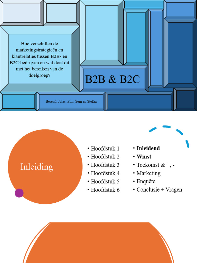 Presentatie B2B & B2C | PDF