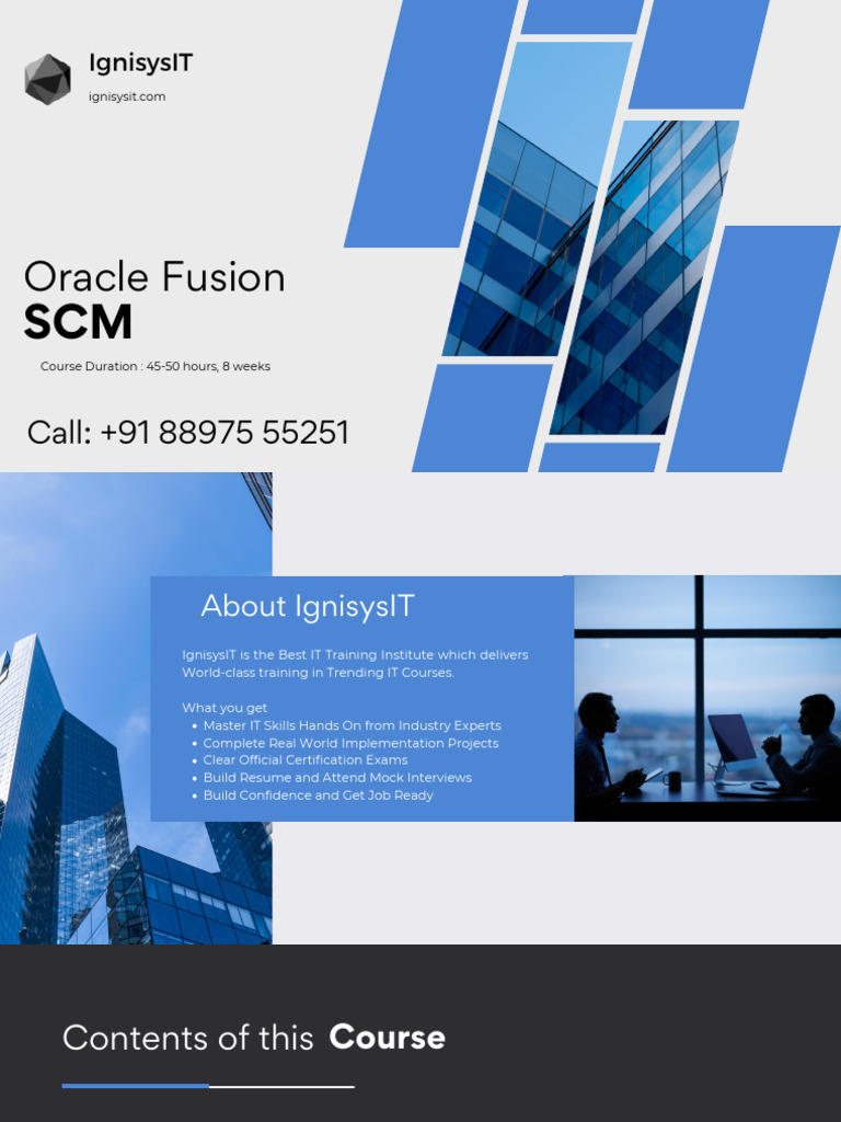 Ignisysit: Oracle Fusion | PDF