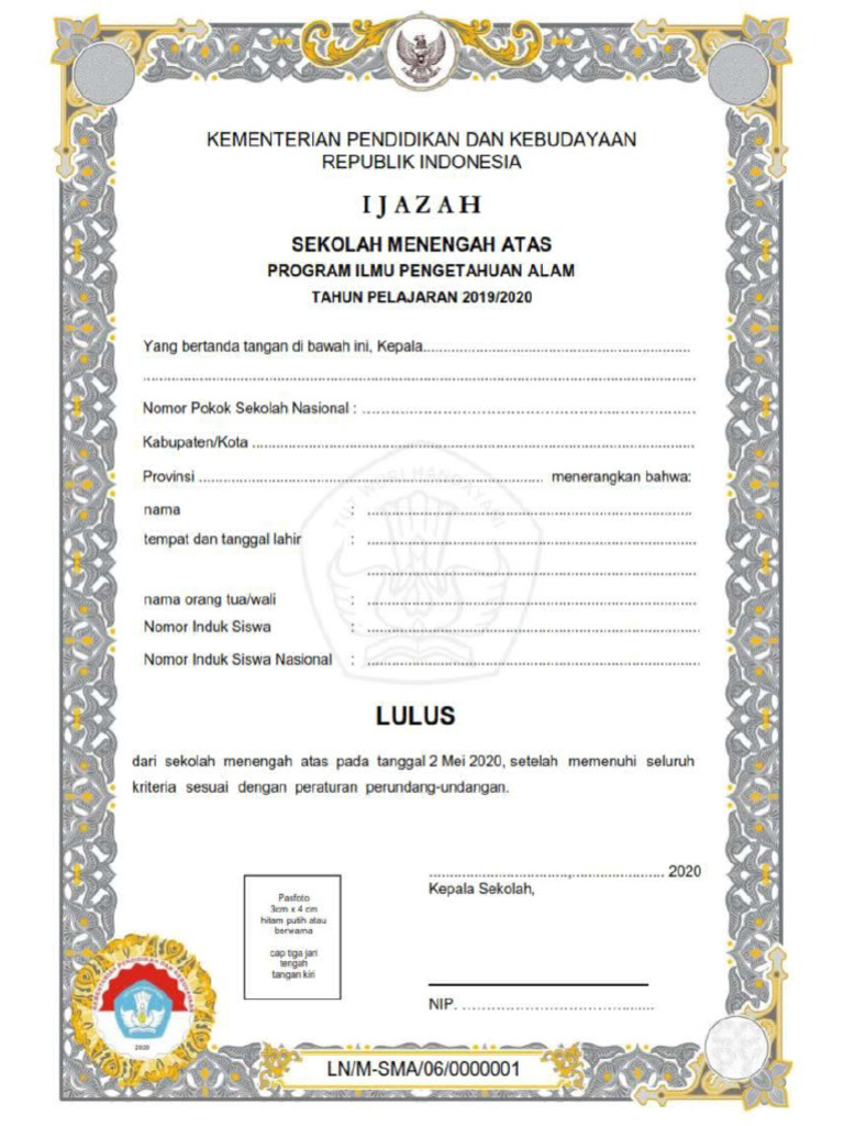 Kosongan Ijazah | PDF