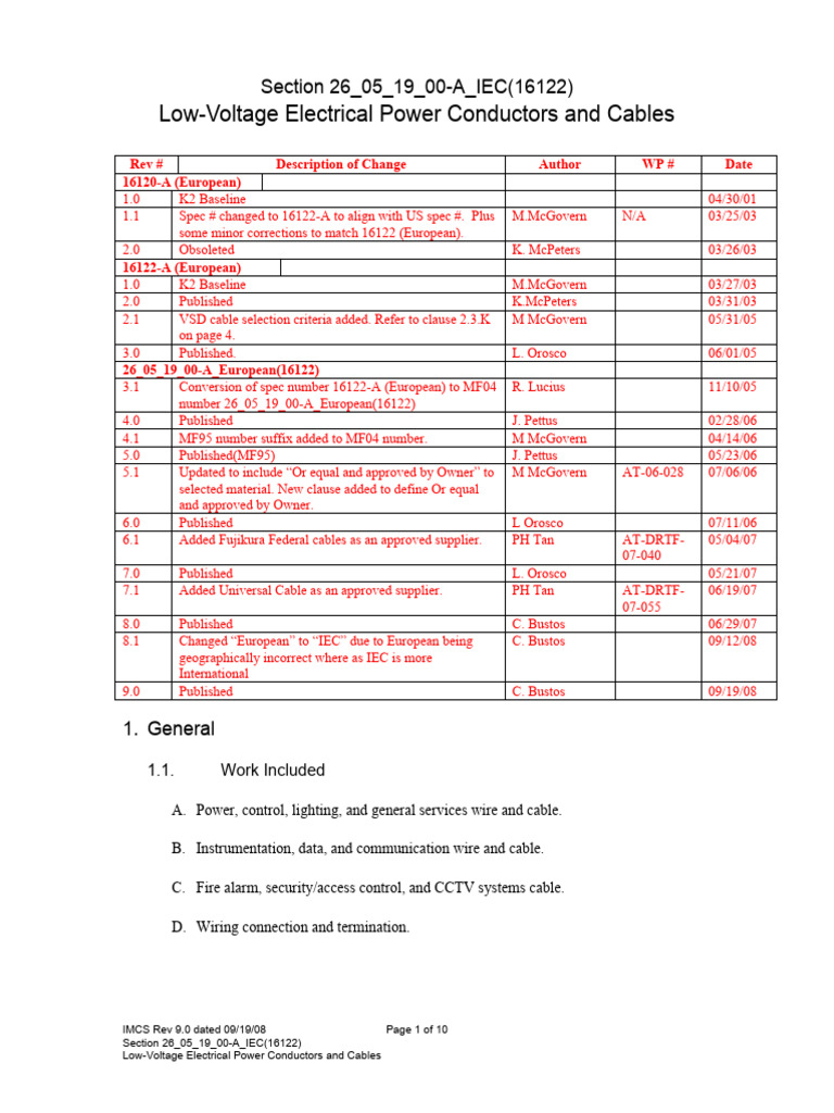 26_05_19_00-A_IEC(16122)Low-Voltage Electrical Power Conductors and ...