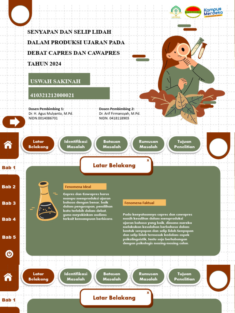 Skripsi Senyapan Dan Selip Lidah | PDF