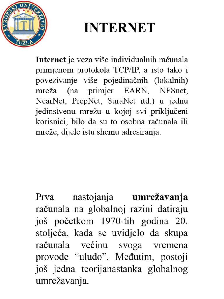 Seminarski Inf5 | PDF