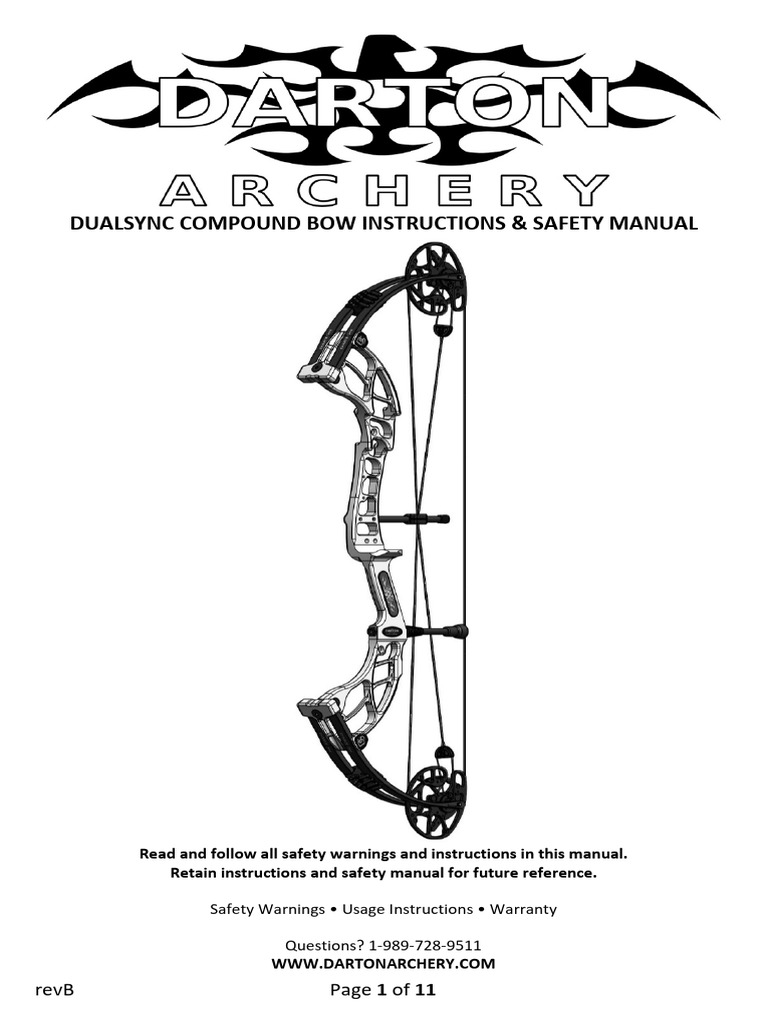 Darton Archery Bow Manual Rev5-20 | PDF | Bow And Arrow | Arrow Darton Archery Bow Manual Rev5-20 | PDF | Bow And Arrow | Arrow