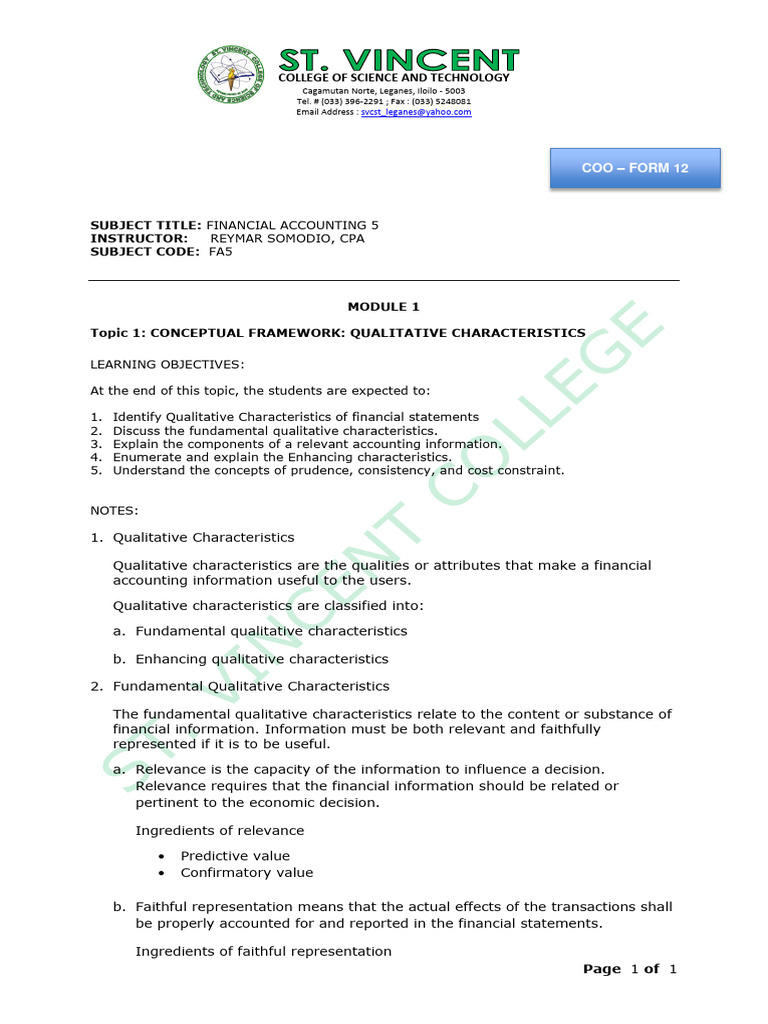 Somodio - Fa5 - Prelim Module - Ivisan - Bsa 3-A B | PDF | Financial Statement | Going Concern