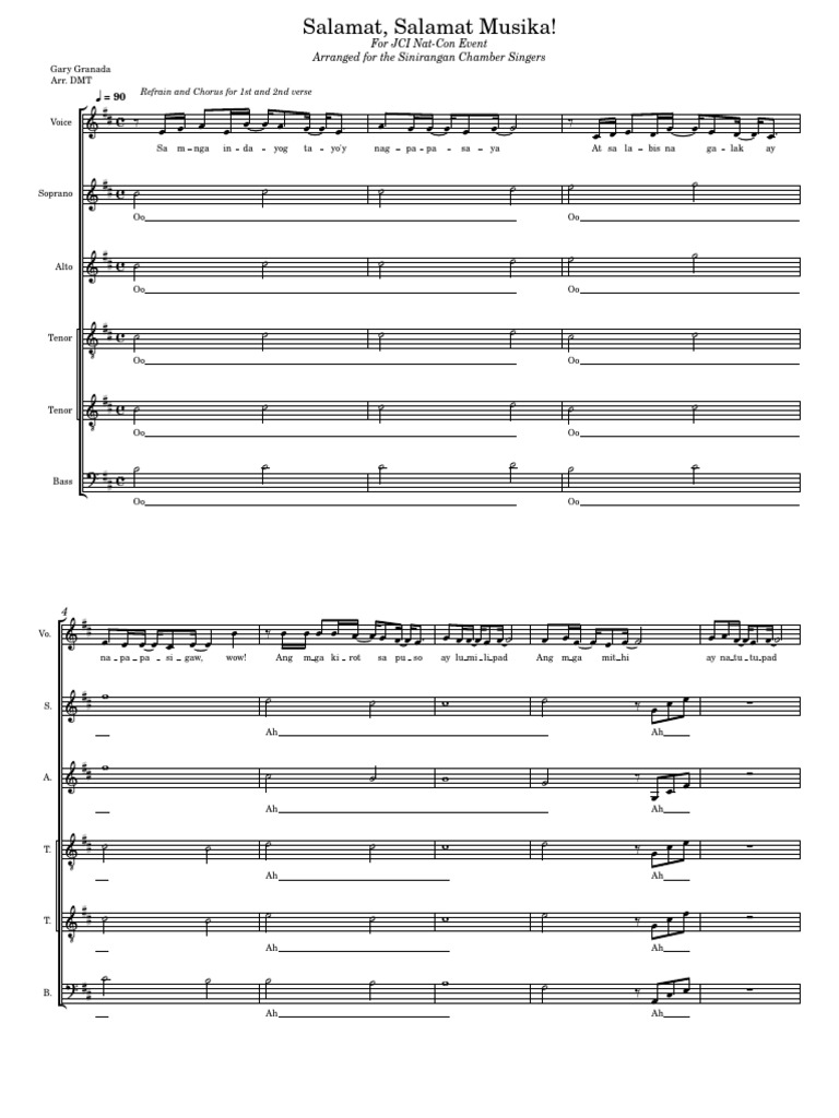 Salamat, Salamat Musika! (Final) | PDF