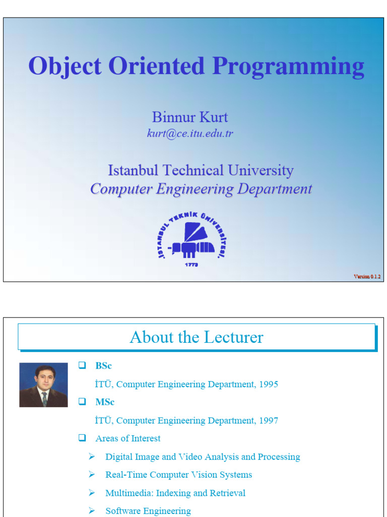 Object Oriented Programming Object Orien | PDF | Computer Programming | Computer Program