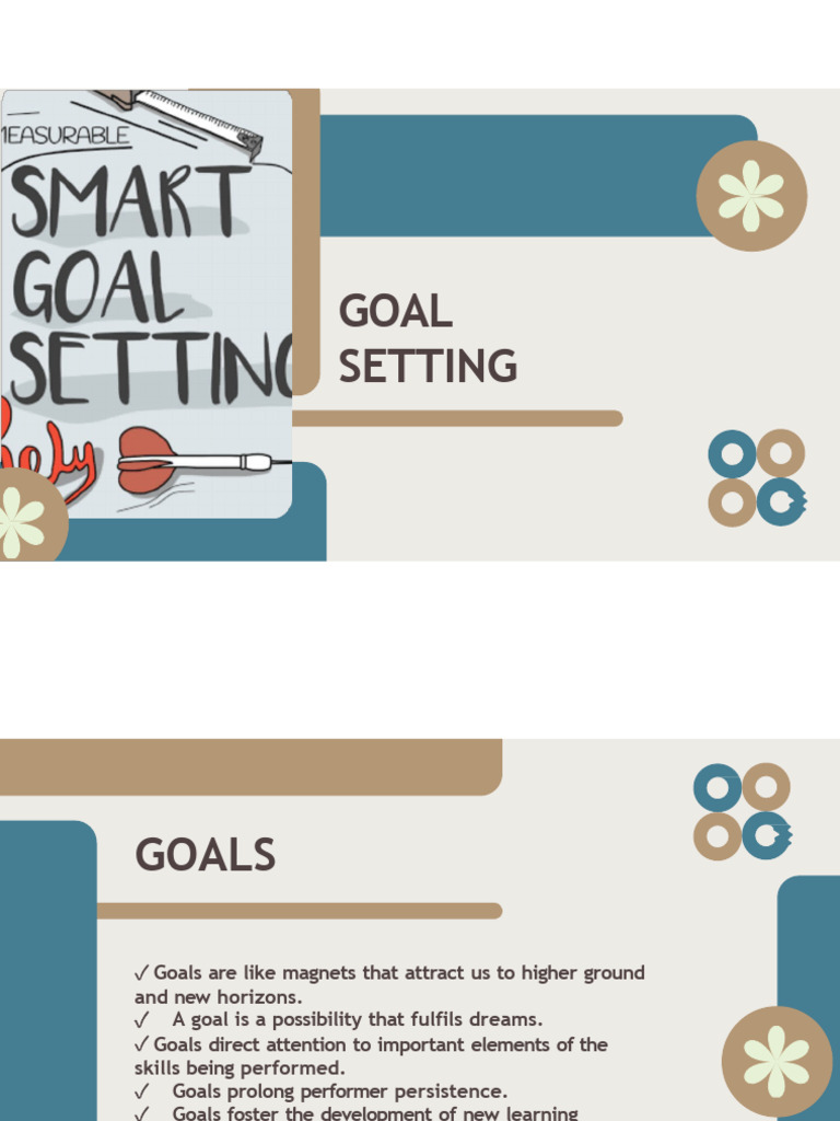 Group 1 Goal Setting | PDF | Goal | Goal Setting