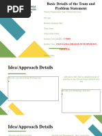 SIH 2023 Team Submission Template | PDF