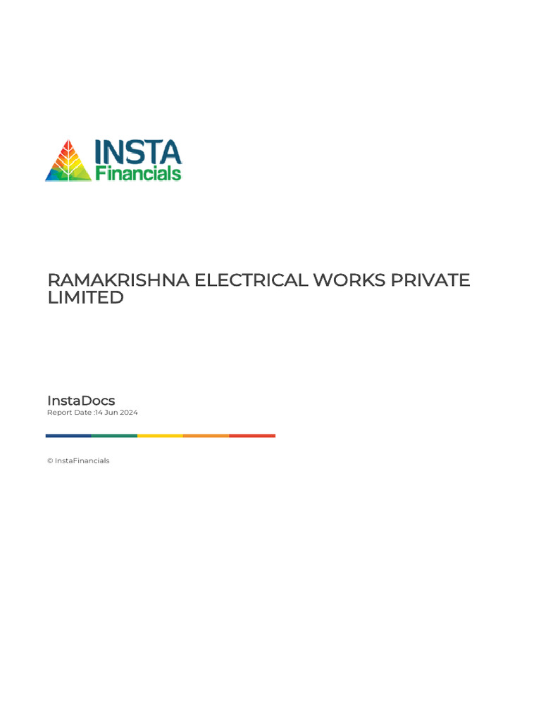 InstaDocs Report of RAMAKRISHNA ELECTRICAL WORKS PRIVATE LIMITED - 14 ...
