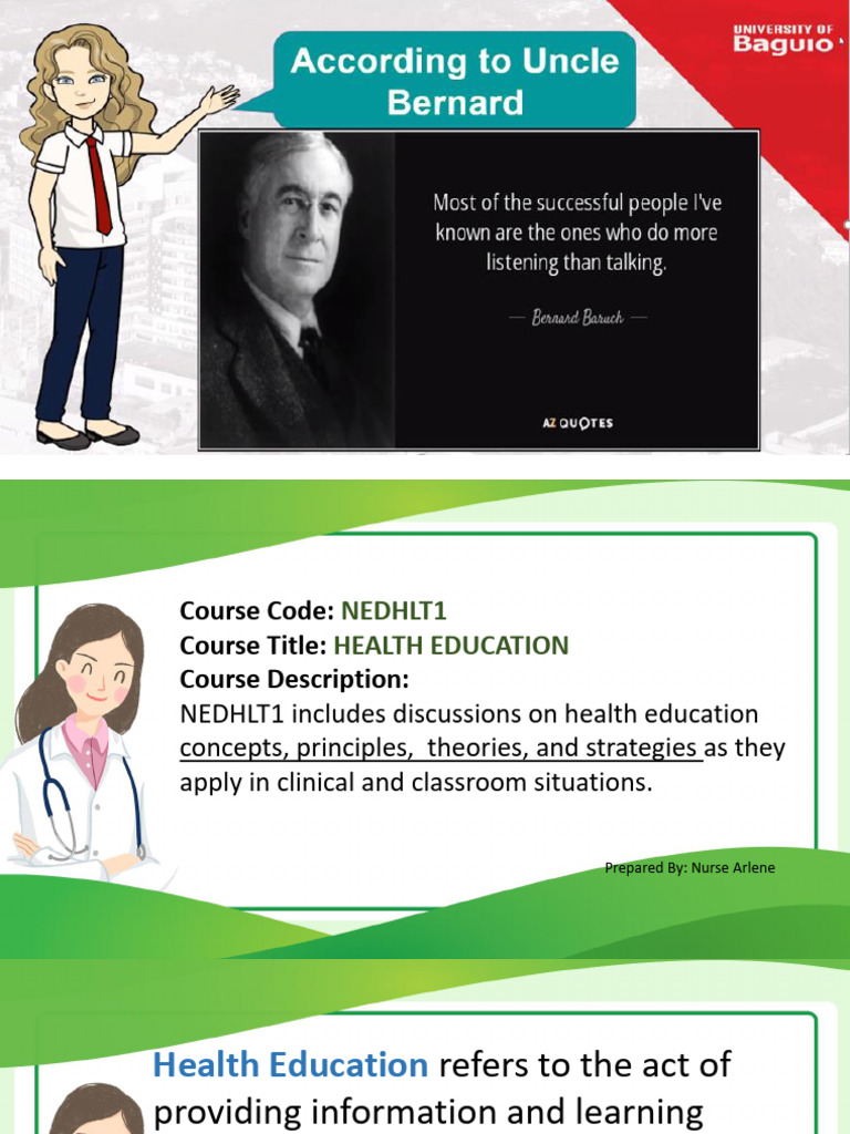Health Education Ppt 2 | Download Free PDF | Nursing | Health Care