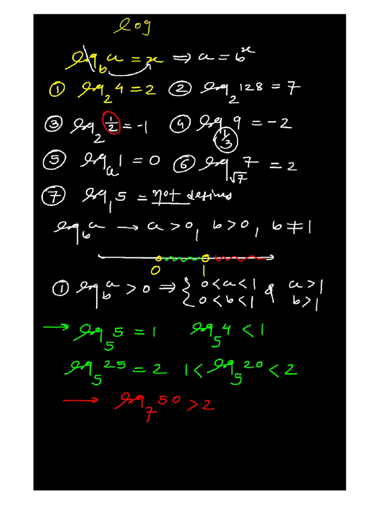 1.basic Logarithm | PDF