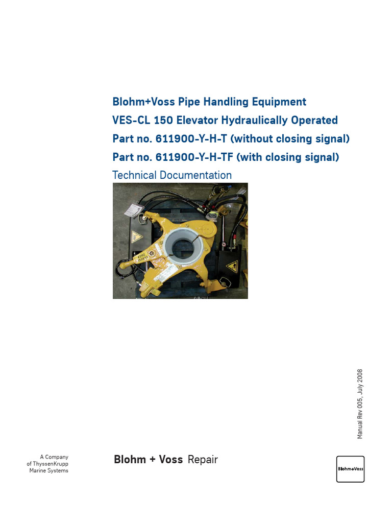 Ves CL - 150 T - TF - (25 07 2008) | PDF | Elevator | Valve
