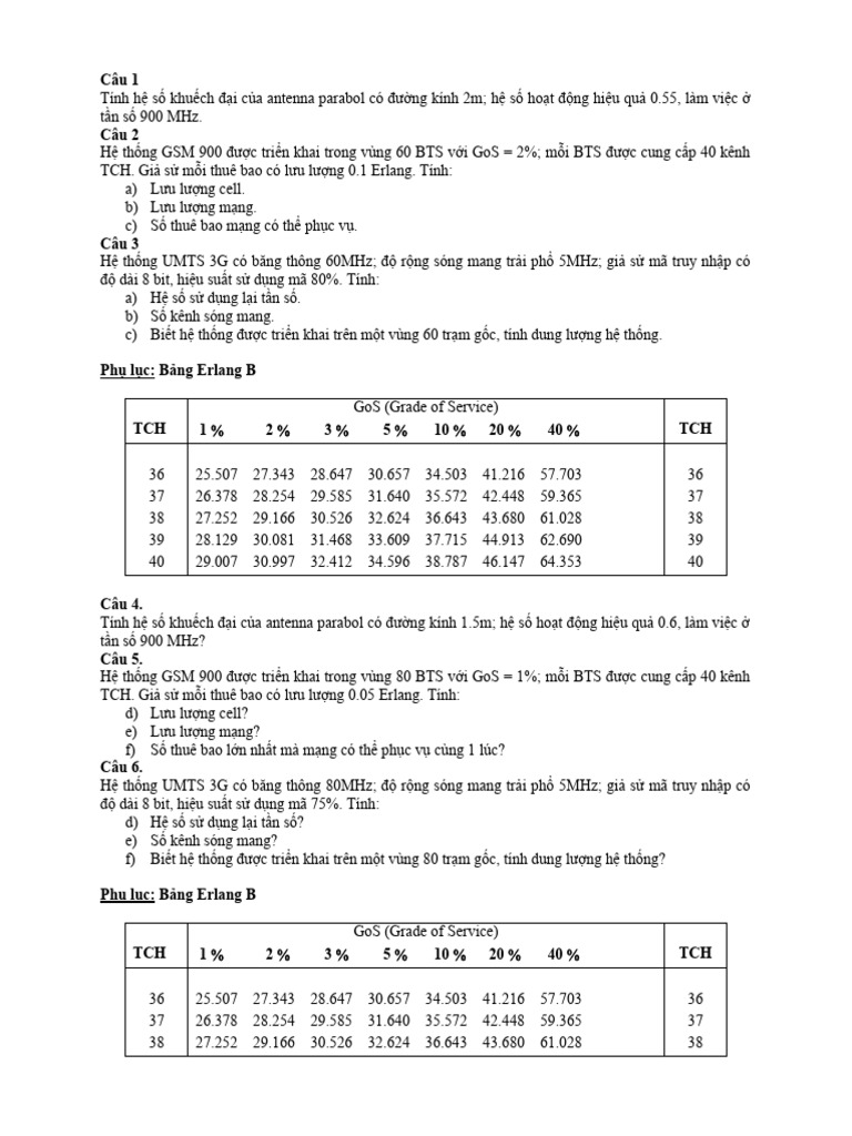 Bai Tap Quy Ho CH M NG | PDF
