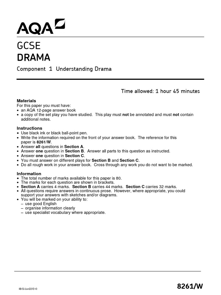 Mock Drama GCSE AQA Romeo 7 Juliet | PDF