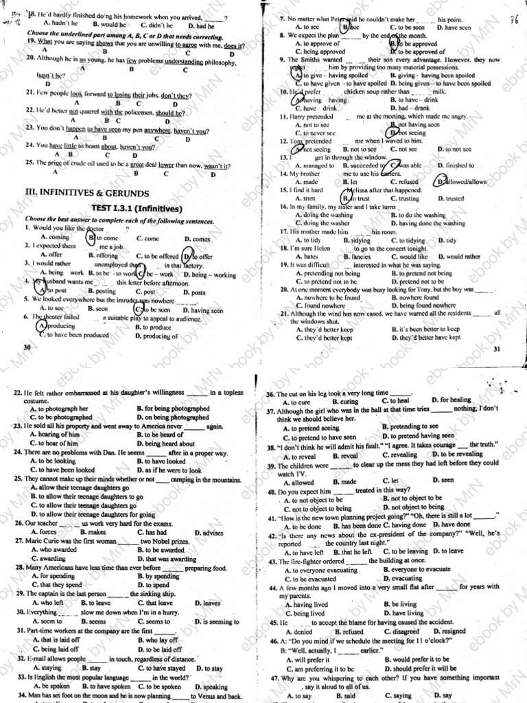 Gerund Exercise 1 | PDF