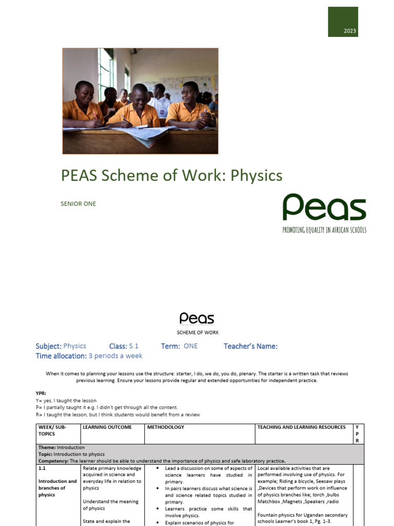 Sow S1 Physics | PDF | Force | Density