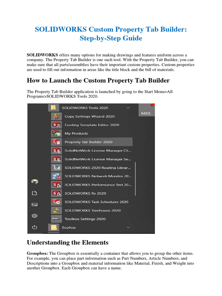 Custom Property Tab Builder (PRODUCTIVITY TOOL) | PDF | Computer File | Information