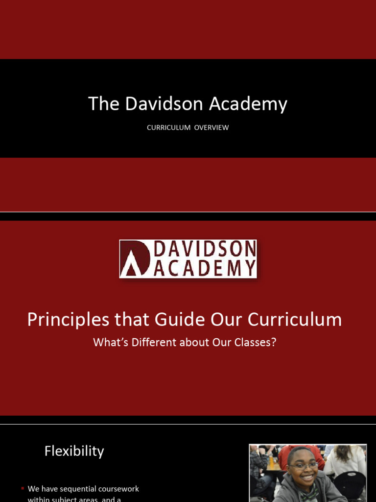 Davidson Academy Curriculum-Overview | Download Free PDF | Educational ...