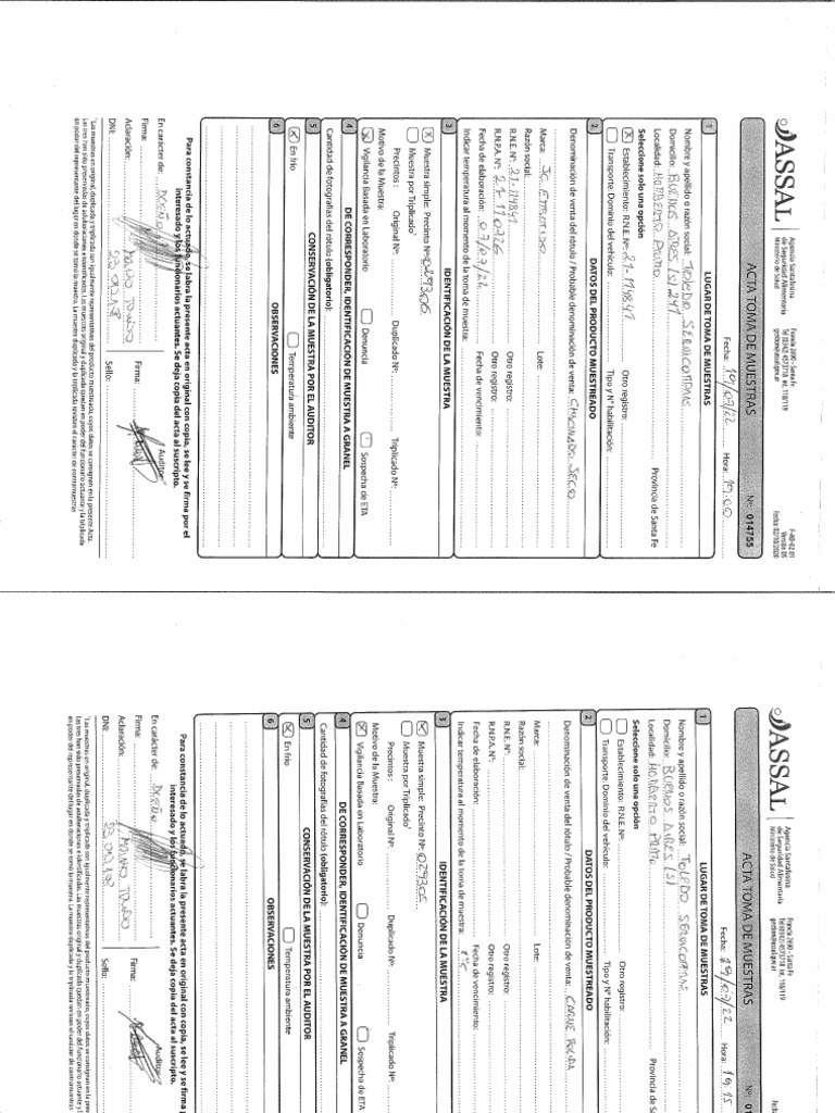 ASSAL CHACINADO | PDF