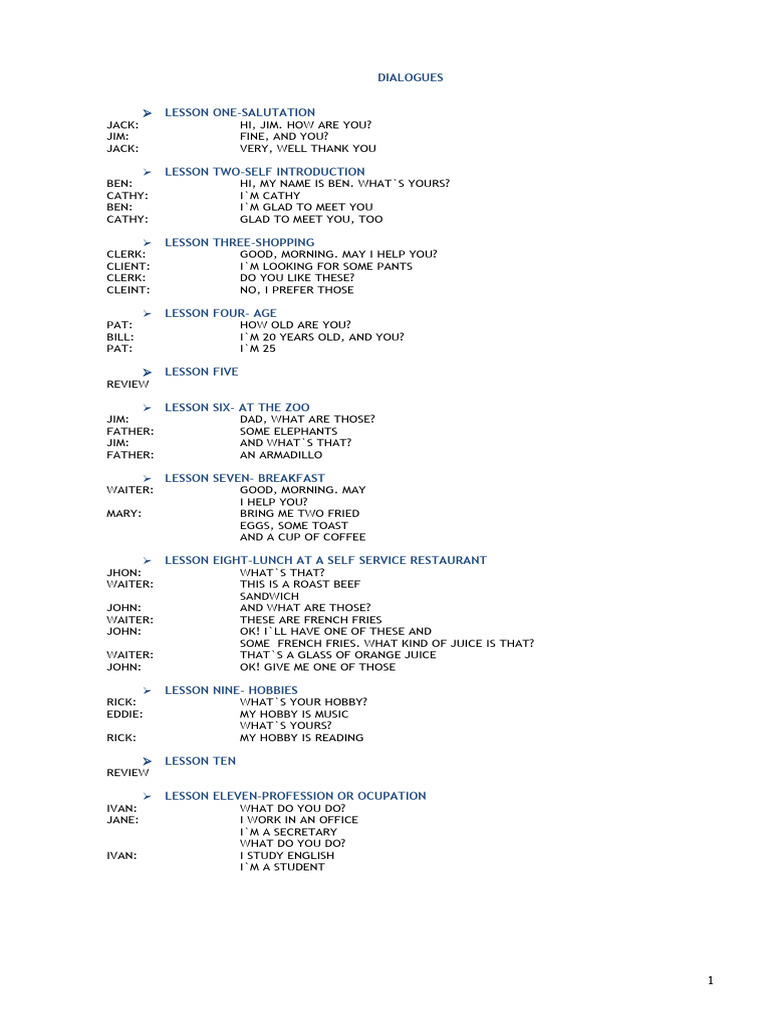 Dialogues Pdf
