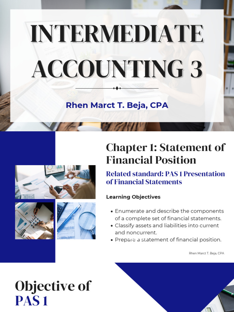 Chapter 1 Statement of Financial Position | PDF | Balance Sheet ...