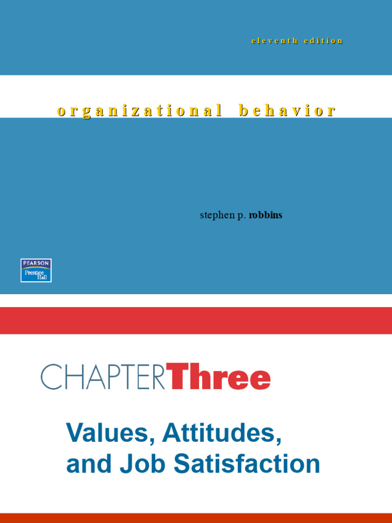ch3 | PDF | Attitude (Psychology) | Job Satisfaction