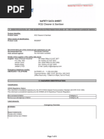 Kay-5 Sanitizer/Cleaner Safety Data Sheet | PDF | Toxicity | Dangerous ...