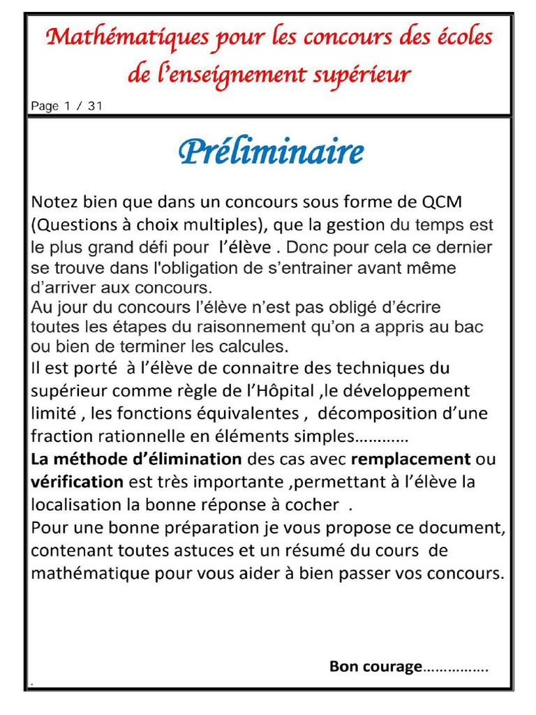 Livre Astuces Concours 2023-2 | PDF