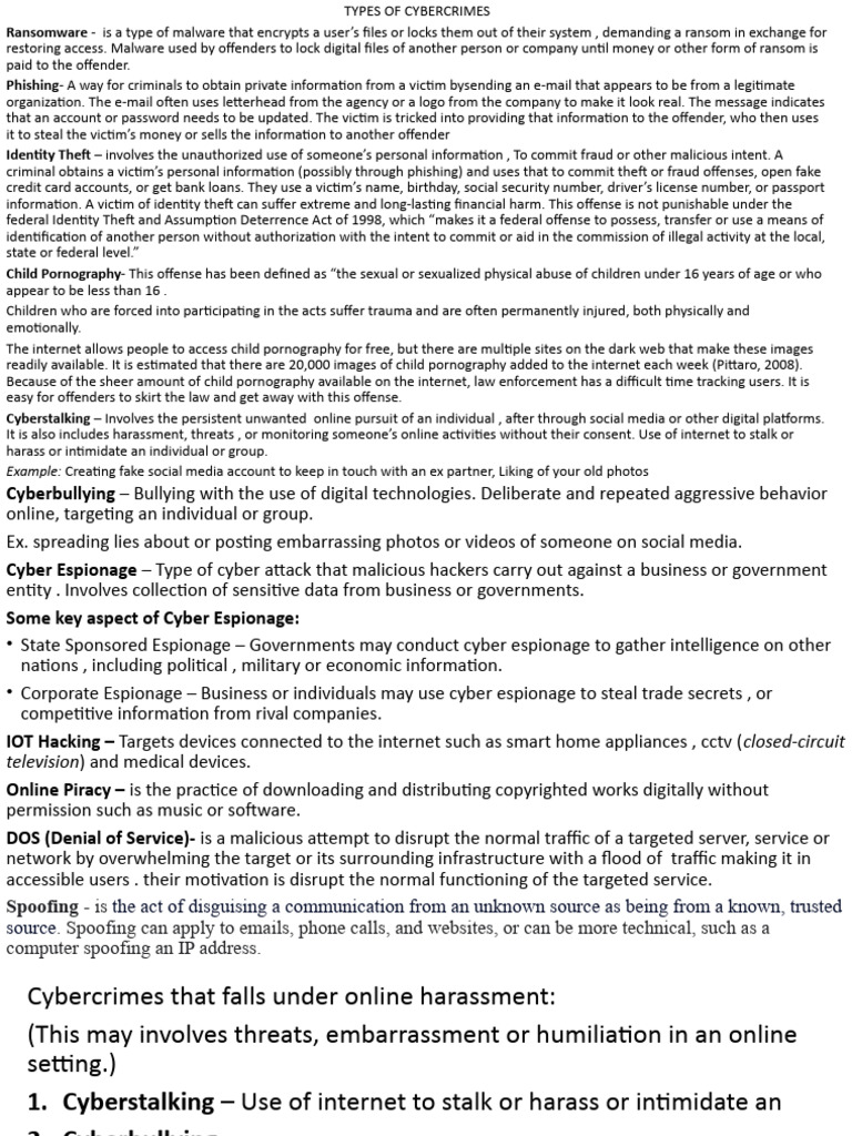 Intro To Cybercrime | PDF | Malware | Cybercrime