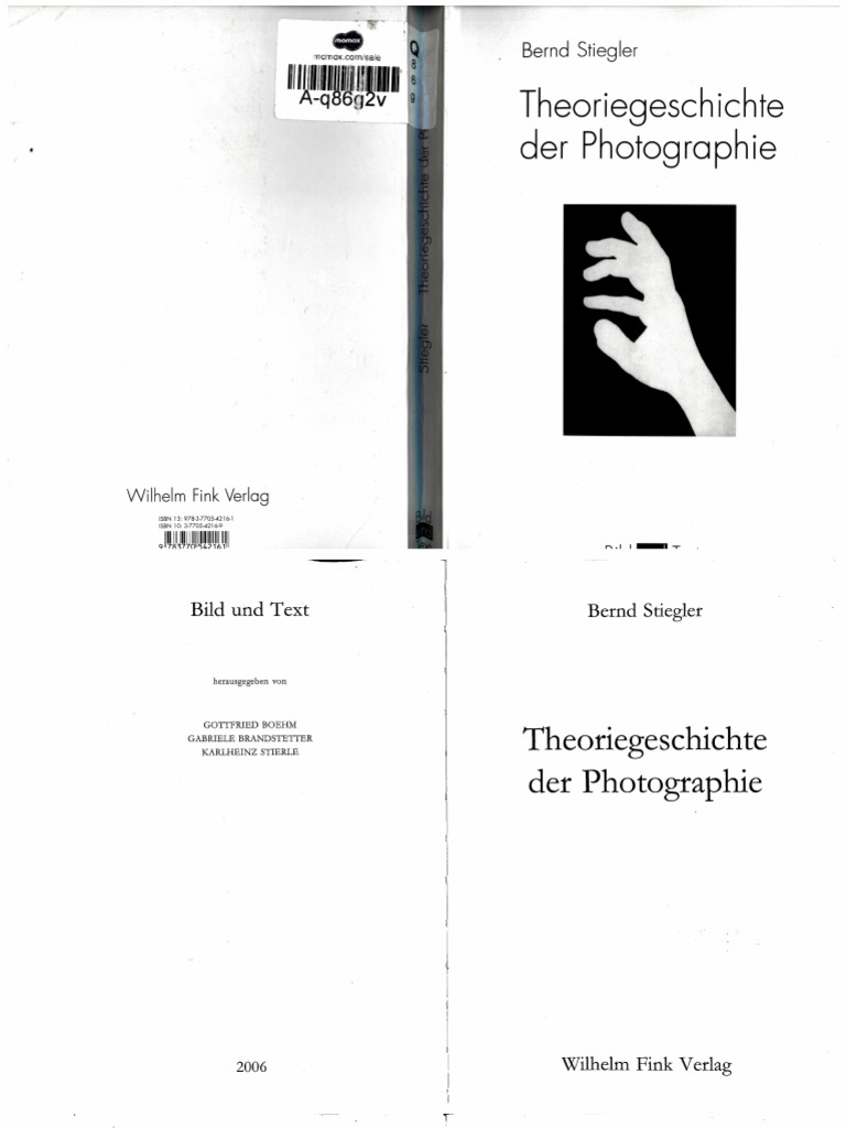 Bernd Stiegler | PDF