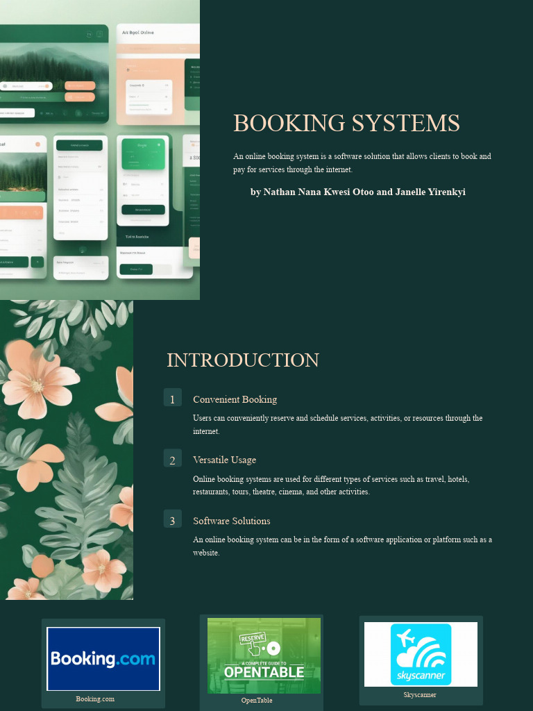 Booking Systems | PDF