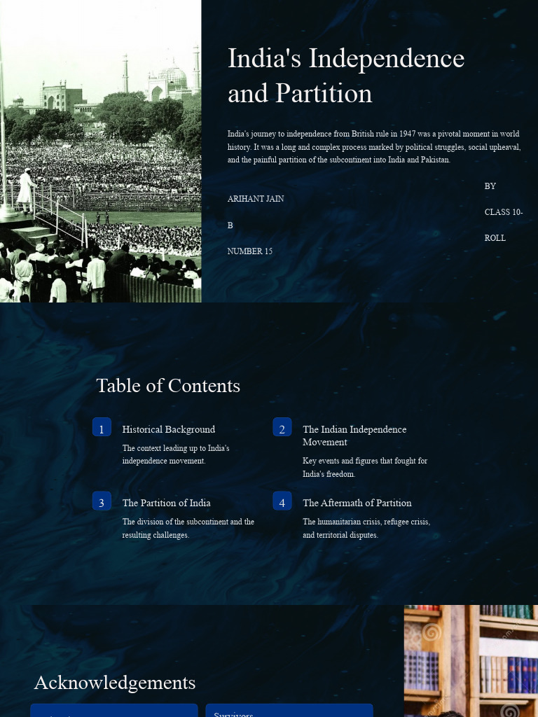 India's Independence and Partition | PDF | Partition Of India | British Raj