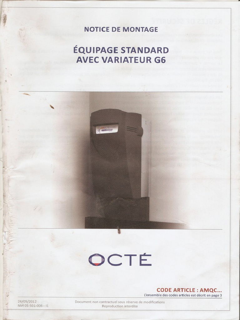 OCTE 5100 Avec SD | PDF