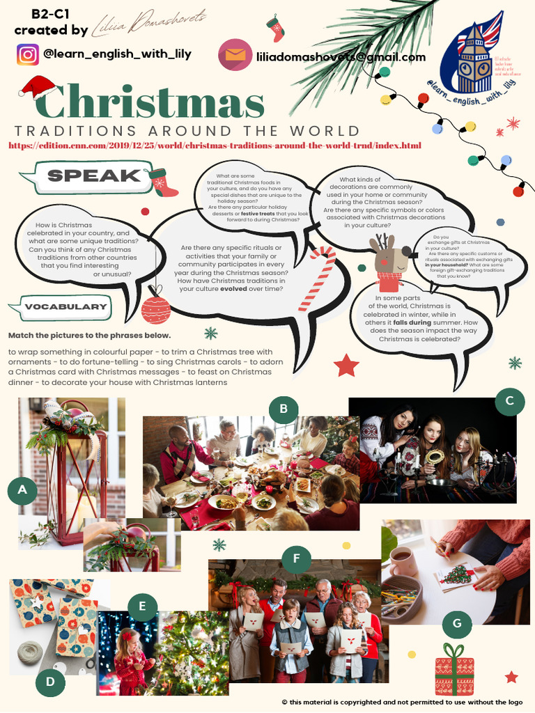 Christmas Traditions Around The World | PDF | Christmas | Christmas And ...