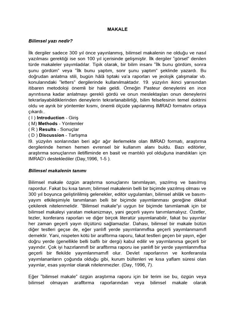 Bilimsel Makale | PDF