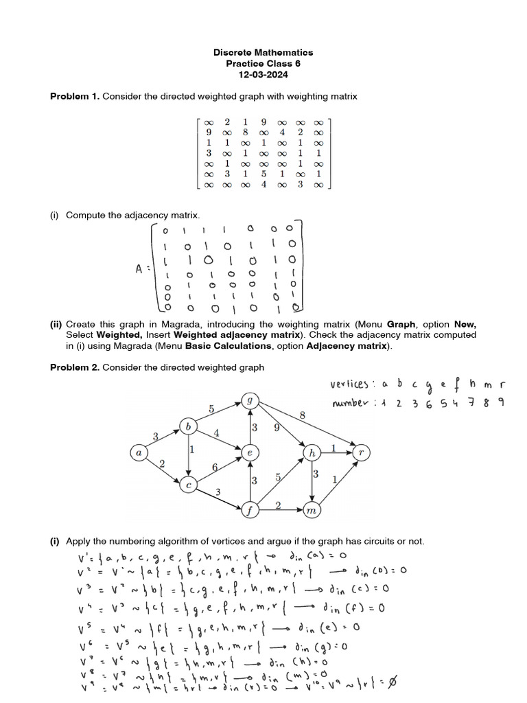 Discrete Maths Practices | PDF | Algorithms And Data Structures | Algorithms