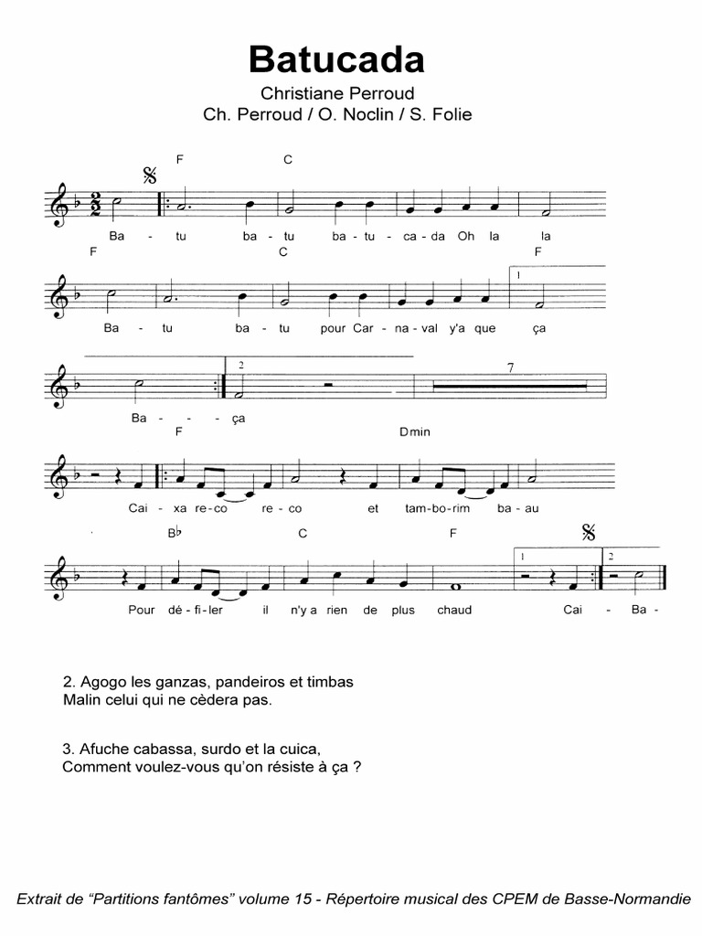 Batucada Partition | PDF