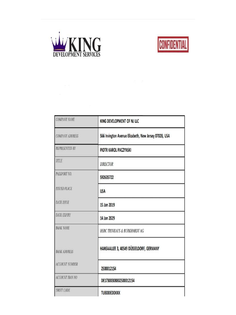 Cis King Development Services | PDF