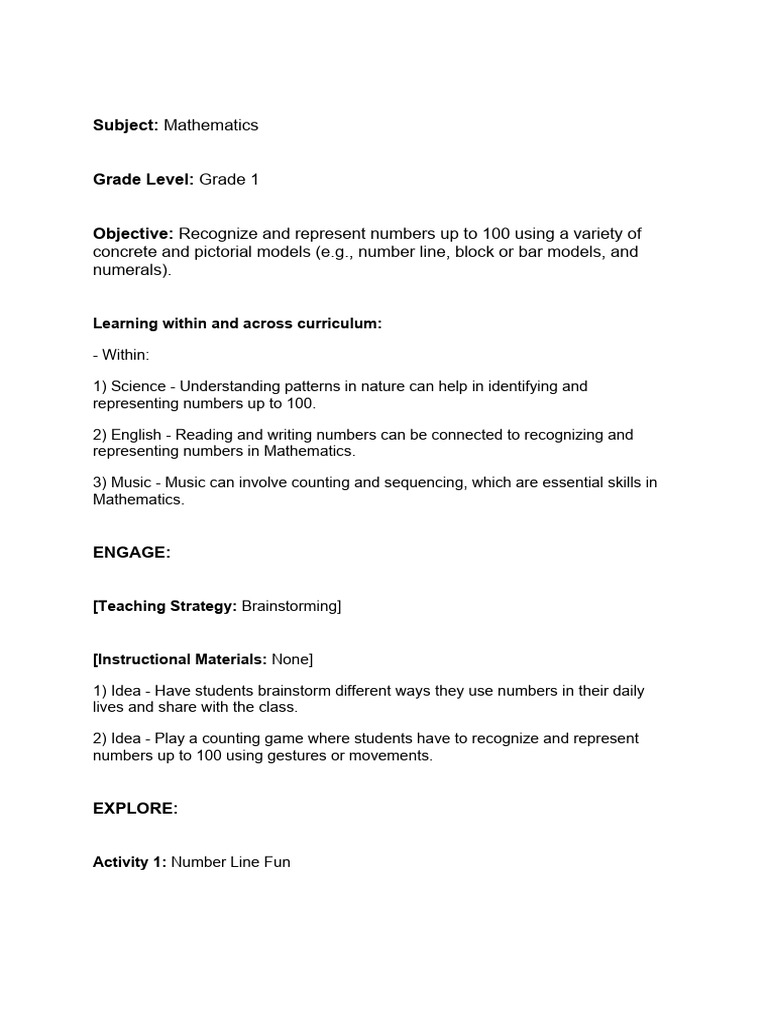 lesson_plan | PDF | Education Theory | Neuroscience