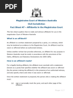 UCPR Form 40 Affidavit Template | PDF | Affidavit | Identity Document