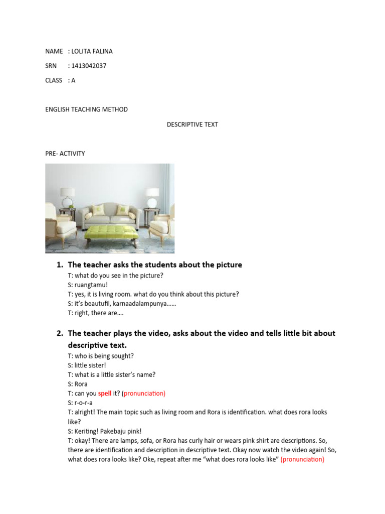 DESCRIPTIVE ETM GOOD | PDF | Learning | Human Communication