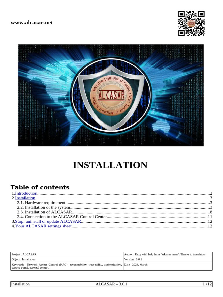 Alcasar 3.6.1 Installation en | PDF | Computer Network | Ip Address