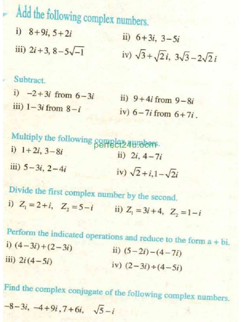 Assignment Complex No | PDF