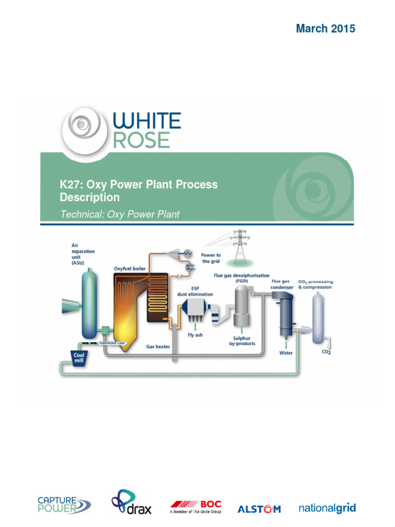K27 Oxy-Power Plant Process Description | PDF | Chemical Process ...