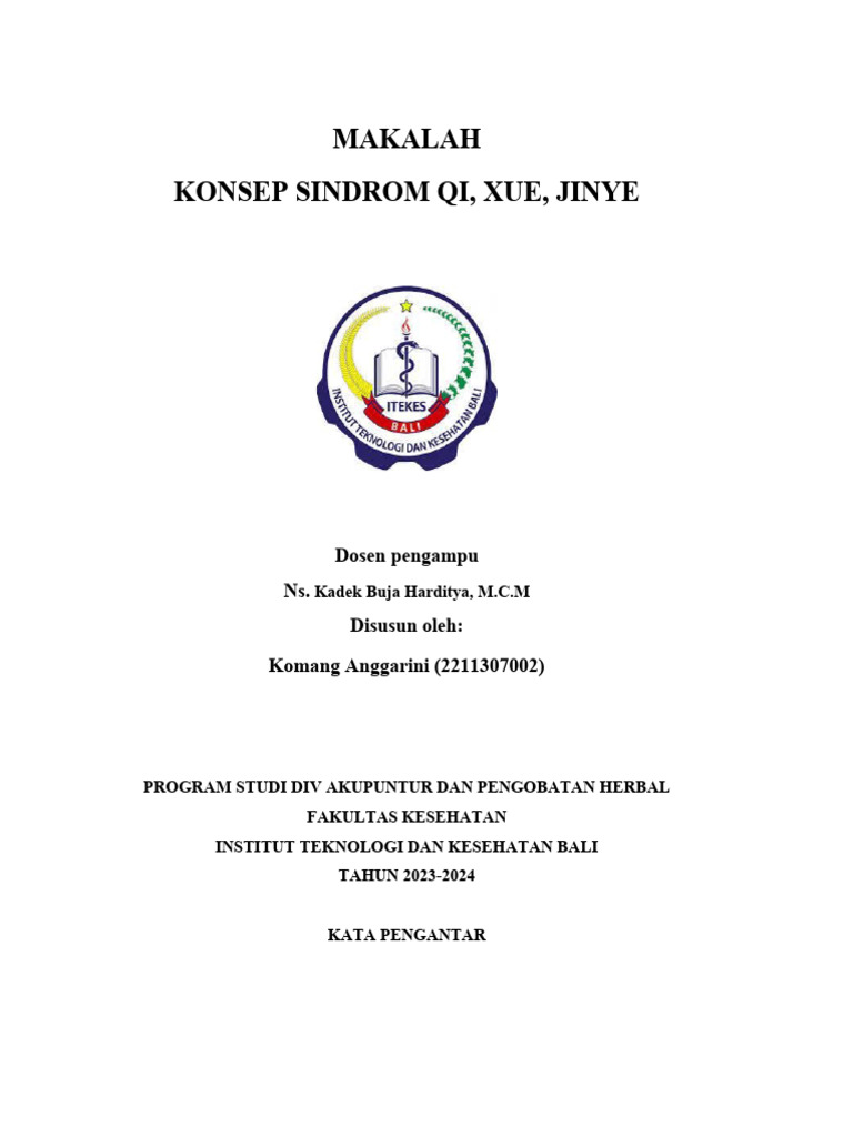 Dasar Diagnosa Sindrom 2023 | PDF | Kesehatan Holistik